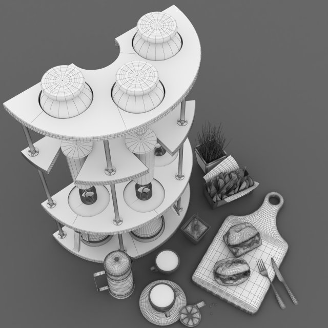 Cold Drip Tower CM 06 3D 모델 in 조리 도구 3DExport