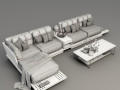 Vintage Sofa VS3 3D Model in Sofa 3DExport