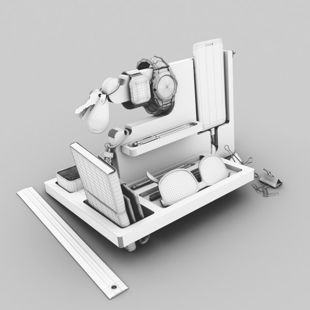 Docking Stationery DS6 3D Model in Other 3DExport