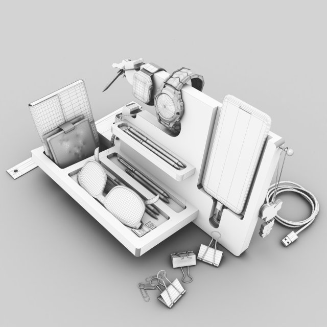 Docking Stationery DS6 3D Model in Other 3DExport