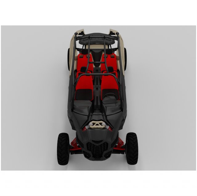 Can Am Maverick 4 seater 3D Model in Racing 3DExport