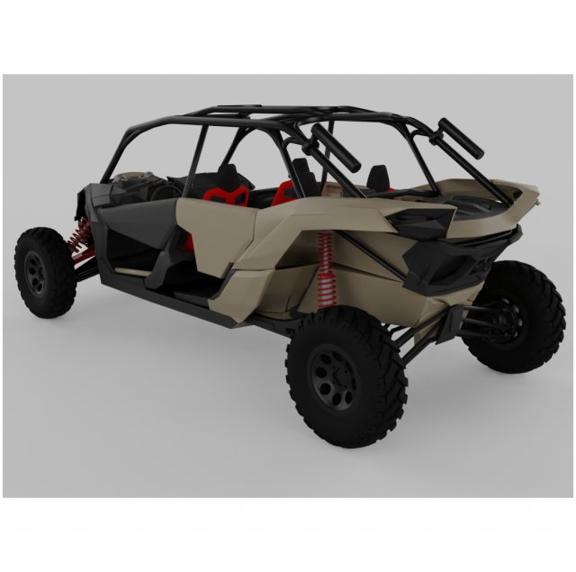 Can Am Maverick 4 seater 3D Model in Racing 3DExport