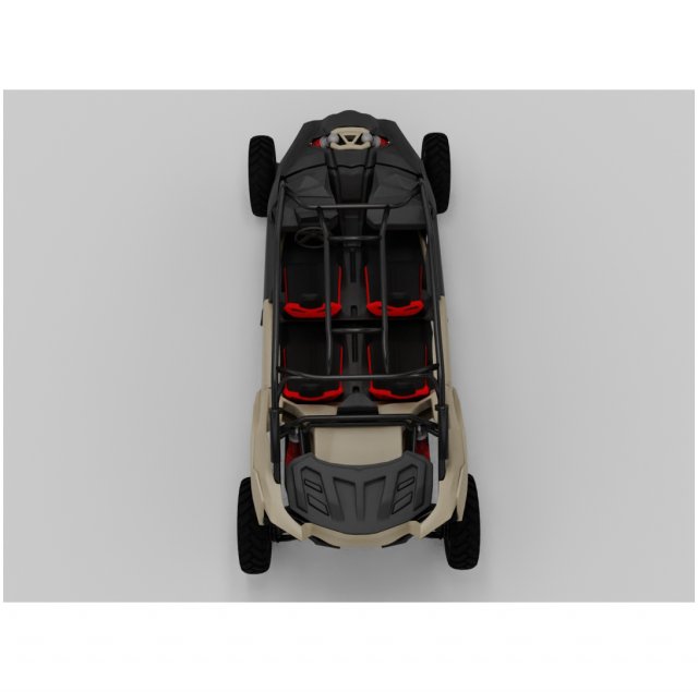 Can Am Maverick 4 seater 3D Model in Racing 3DExport