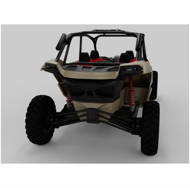 Can Am Maverick 4 seater 3D Model in Racing 3DExport