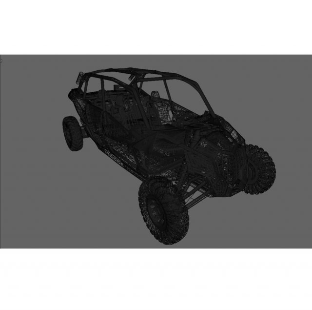 Can Am Maverick 4 seater 3D Model in Racing 3DExport