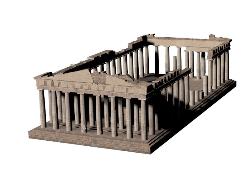 parthenon 3D Models in Miscellaneous 3DExport