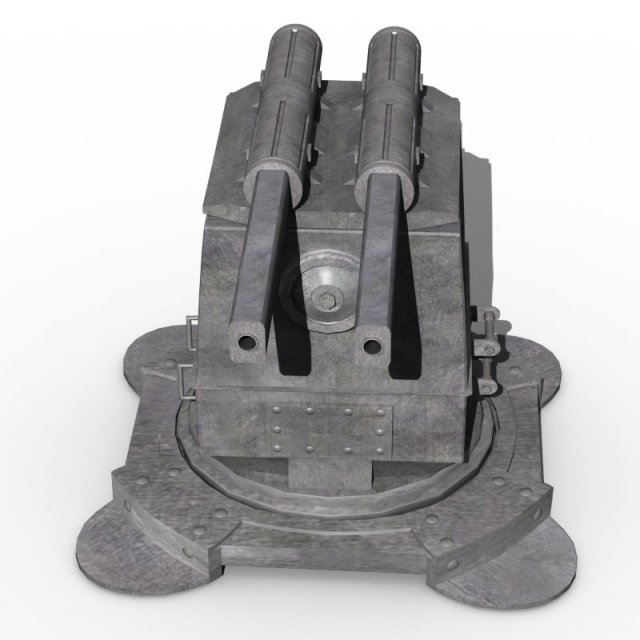 rail 3D Model in Projectiles 3DExport