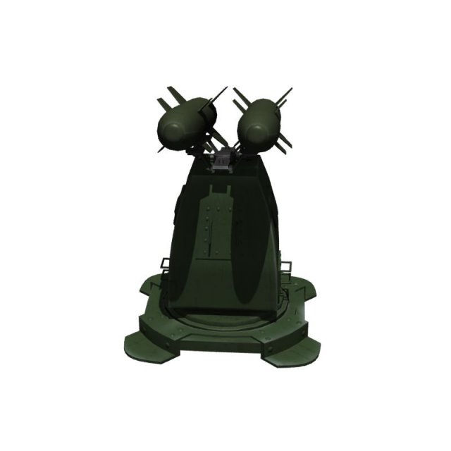 dual missile launcher 3D Model in Rocket Launchers 3DExport