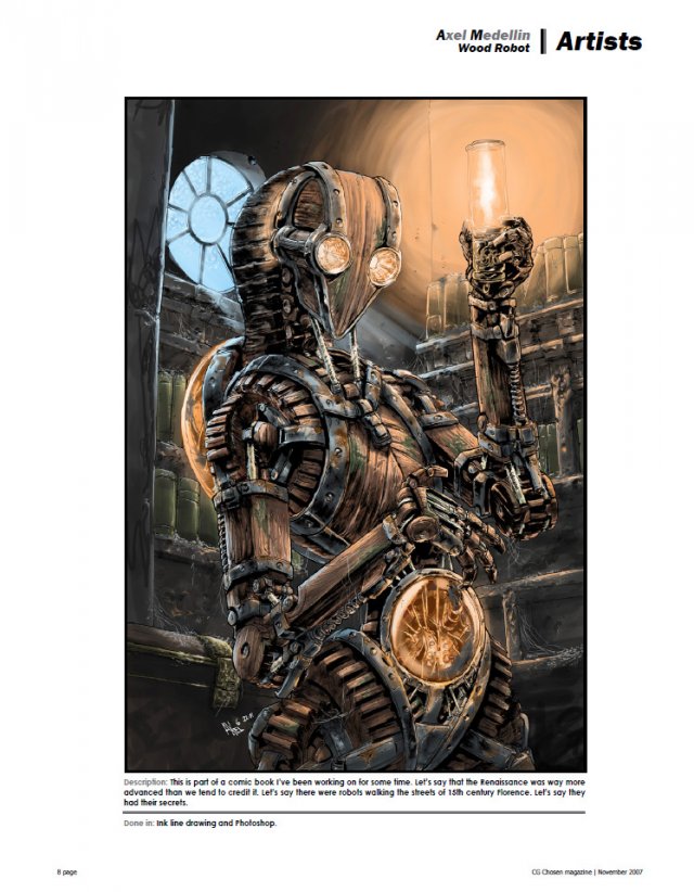 cg chosen robots magazine no6 Free 3D Model in Magazines 3DExport