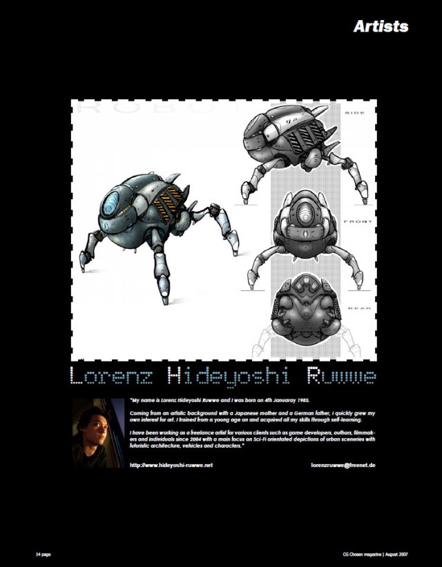 cg chosen robots magazine no6 Free 3D Model in Magazines 3DExport