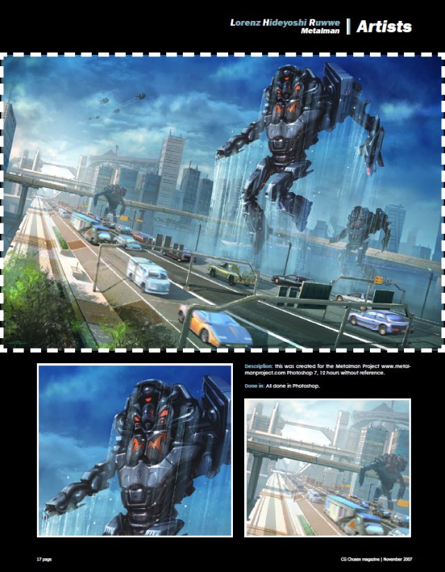 cg chosen robots magazine no6 Free 3D Model in Magazines 3DExport