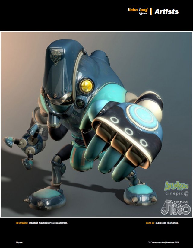 cg chosen robots magazine no6 Free 3D Model in Magazines 3DExport