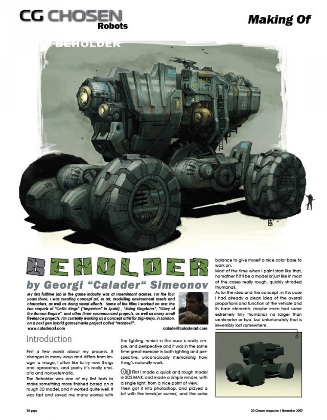 cg chosen robots magazine no6 Free 3D Model in Magazines 3DExport