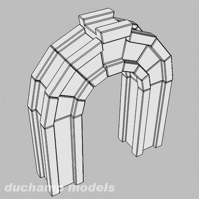 stone arch 3D Models in Miscellaneous 3DExport