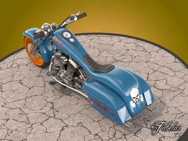 motorcycle 01 3D Model in Motorcycle 3DExport