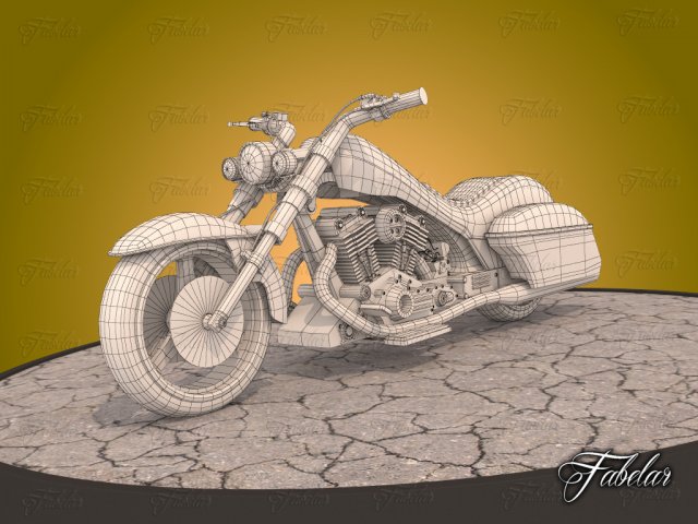 motorcycle 01 3D Model in Motorcycle 3DExport