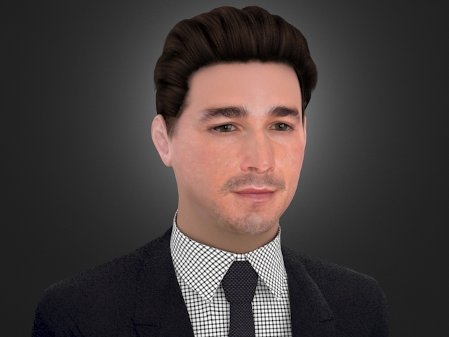 shia labeouf 3D Model in Man 3DExport