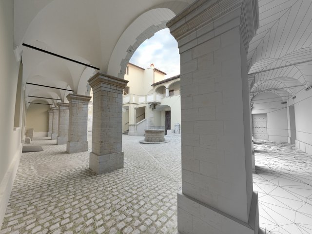 Castle interior 3D Model in Buildings 3DExport