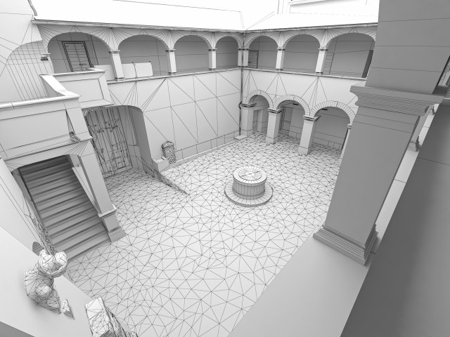 Castle interior 3D Model in Buildings 3DExport