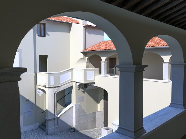 Castle interior 3D Model in Buildings 3DExport