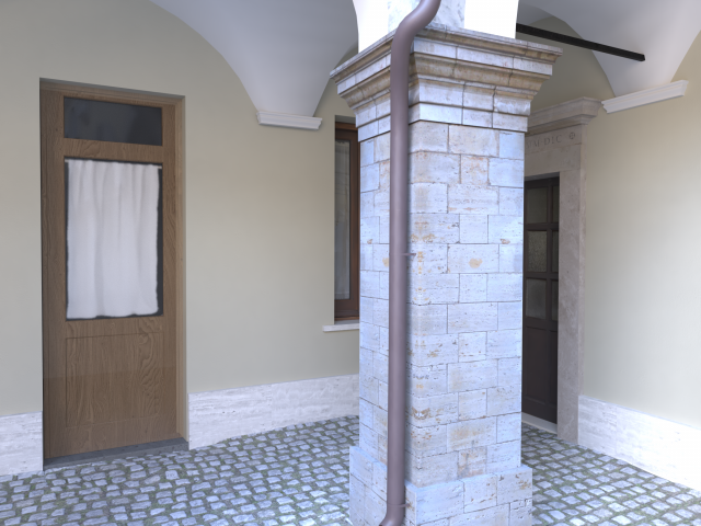 Castle interior 3D Model in Buildings 3DExport