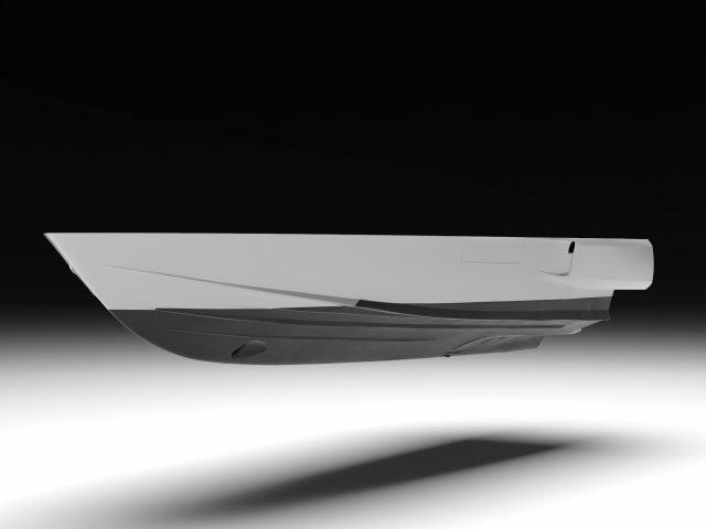 Yacht hull highpoly 3D Model in Boats 3DExport