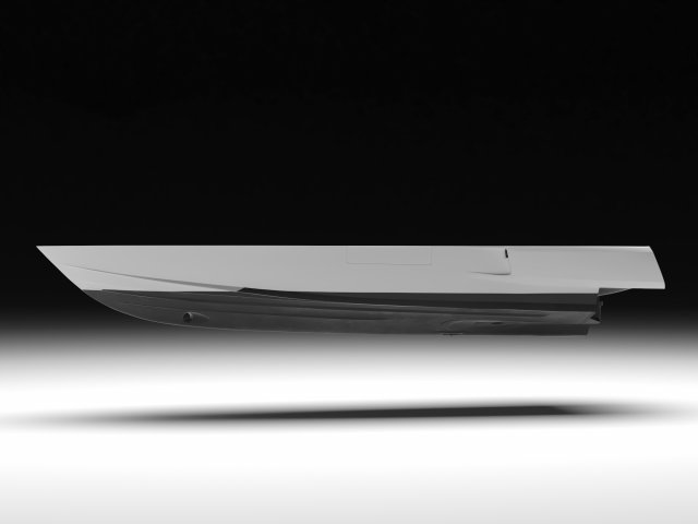 Yacht hull highpoly 3D Model in Boats 3DExport