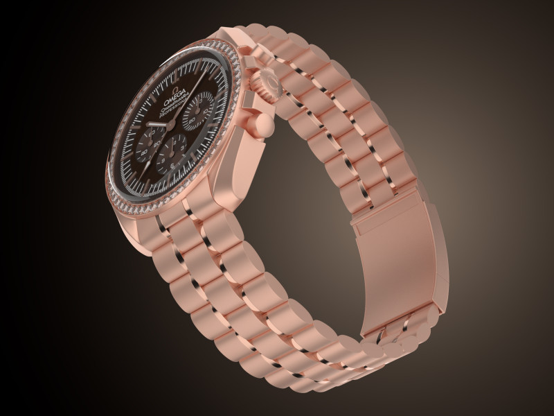 Omega Speedmaster Moonwatch professional 3D Model in Other 3DExport