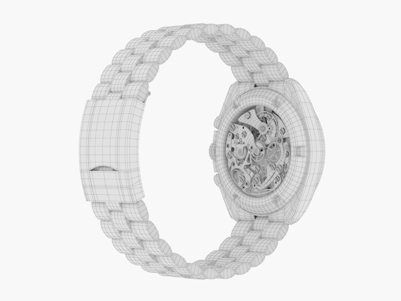 Omega Speedmaster Moonwatch professional 3D Model in Other 3DExport