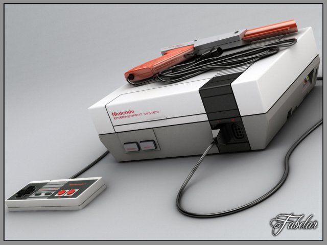 nes complete pack 3D Model in Computer 3DExport