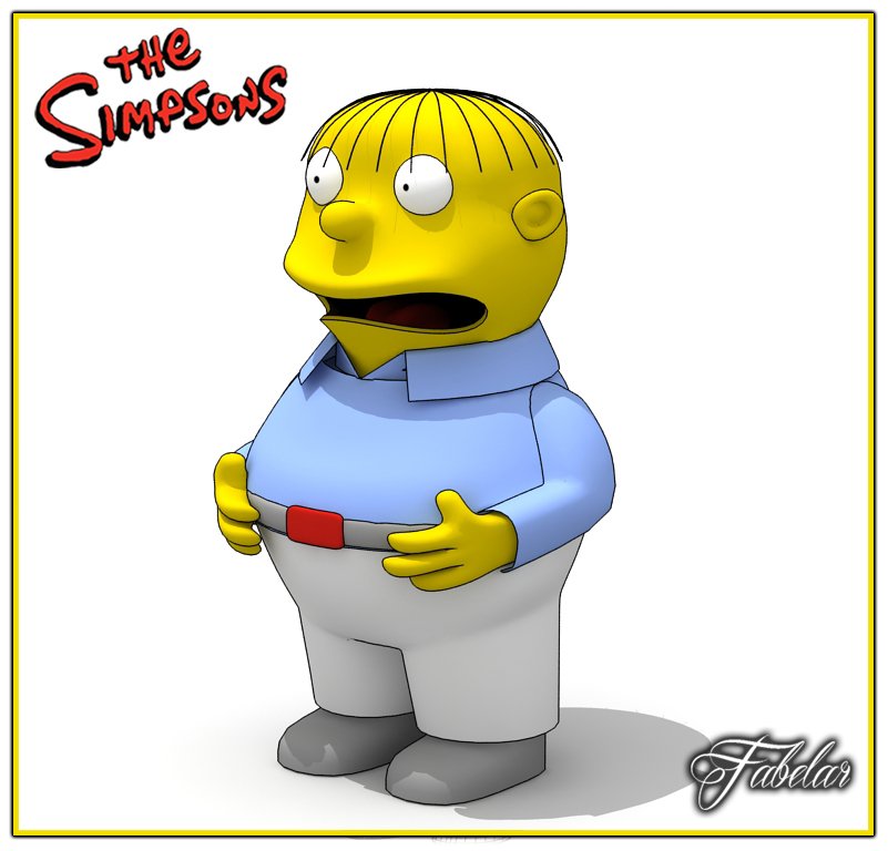 Simpsons collection 1 3D Model in Cartoon 3DExport