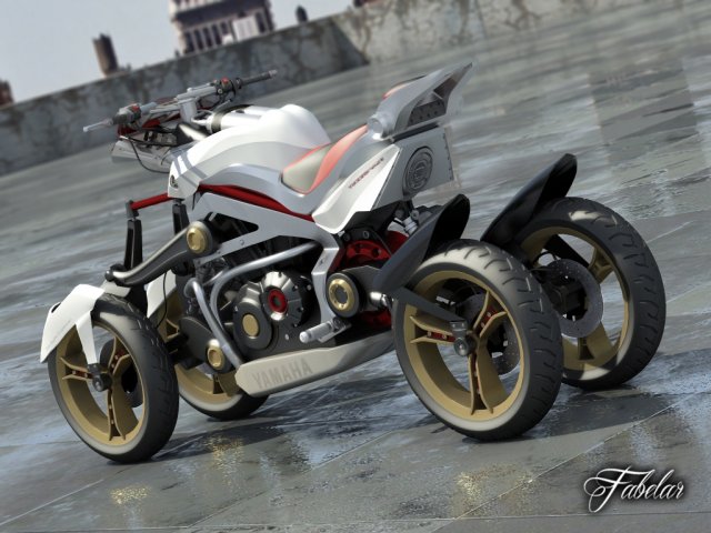 yamaha tesseract 20 3D Model in Motorcycle 3DExport