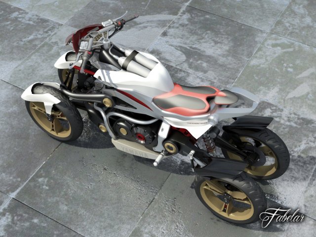 yamaha tesseract 20 3D Model in Motorcycle 3DExport