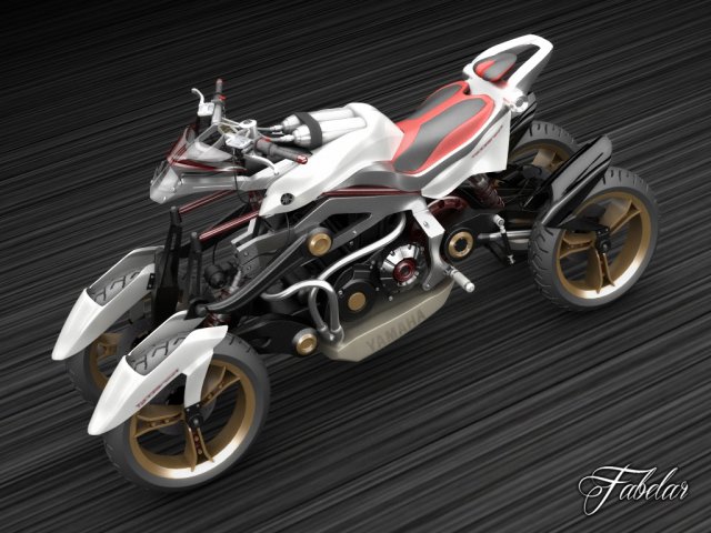 yamaha tesseract 3D Model in Motorcycle 3DExport