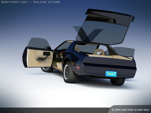 knight rider kitt Modelo 3D in Coches Deportivos 3DExport