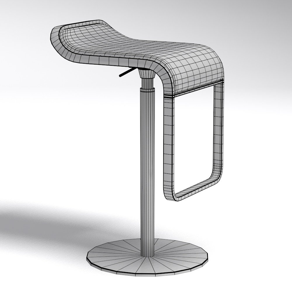 lem piston stool 3D Models in Stool 3DExport