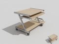 PC table 3D Model in Desk 3DExport