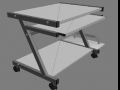 PC table 3D Model in Desk 3DExport