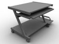 PC table 3D Model in Desk 3DExport