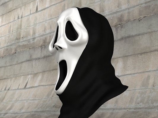 scream mask 3D Model in Clothing 3DExport