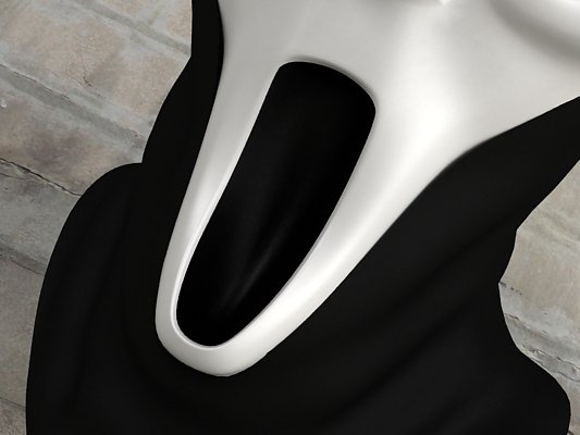 Scream Mask 3D Model in Clothing 3DExport