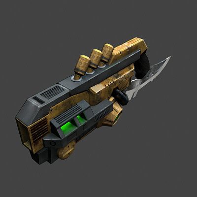 acid rifle 3D Model in Armor 3DExport