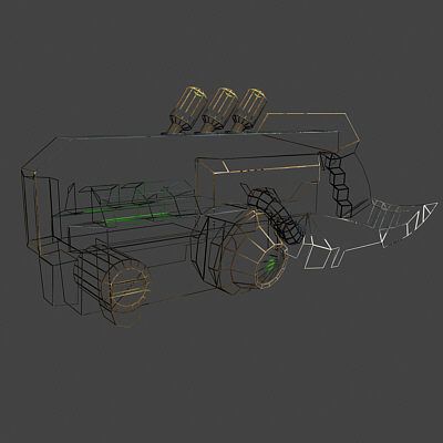 acid rifle 3D Model in Armor 3DExport