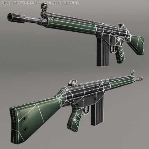 g3 3D Models in Rifle 3DExport