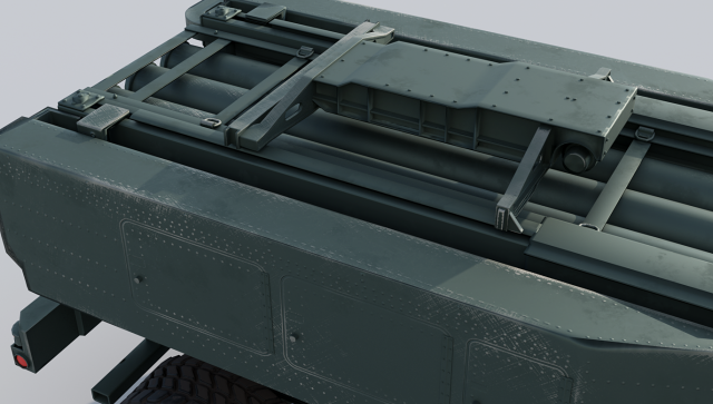 M142 HIMARS multiple rocket launcher 3D Model in Artillery 3DExport