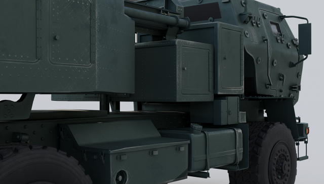 M142 HIMARS multiple rocket launcher 3D Model in Artillery 3DExport