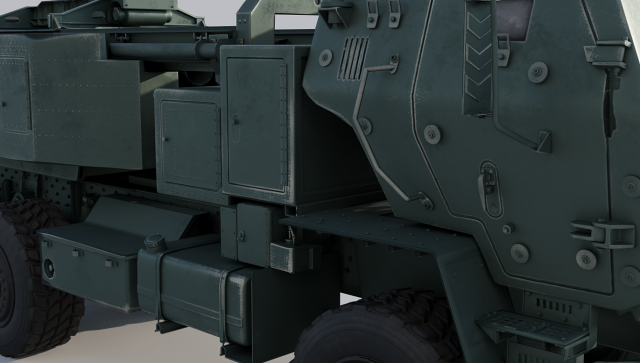 M142 HIMARS multiple rocket launcher 3D Model in Artillery 3DExport