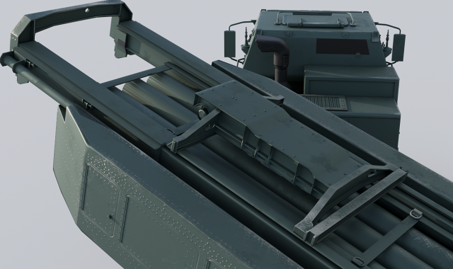 M142 HIMARS multiple rocket launcher 3D Model in Artillery 3DExport