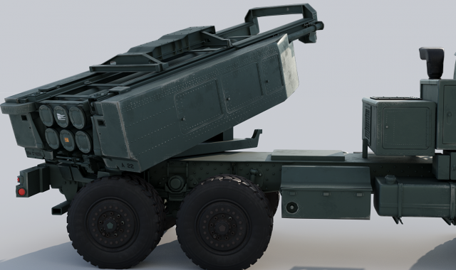 M142 HIMARS multiple rocket launcher 3D Model in Artillery 3DExport