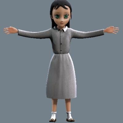 sali 3D Model in Cartoon 3DExport